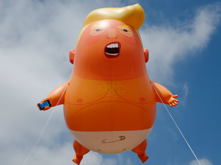 That Giant Orange Baby Trump Blimp Could Be Headed To Australia So Can ...