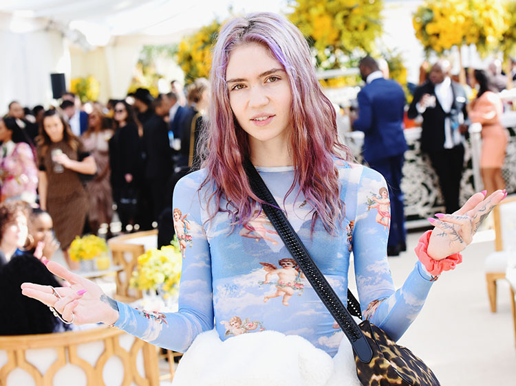 Grimes Removed Part Of Her Eye To Treat Depression, And That's Just The ...