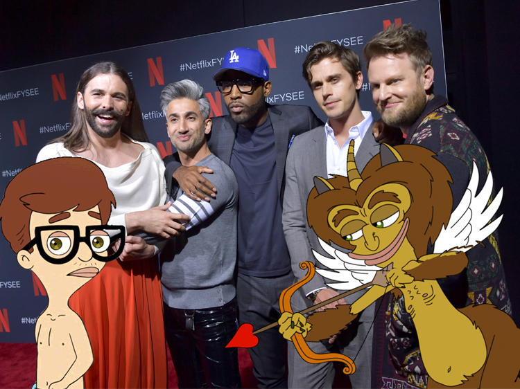 The Queer Eye Guys Are Teasing A Feature On Big Mouth Season 3