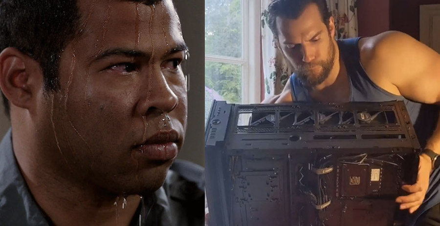 Hard Drives Are Overheating From Henry Cavill Building A Computer